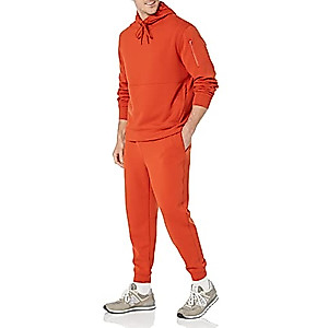 Amazon Essentials Men's Active Sweat Hoodie, Rust Orange, X-Large