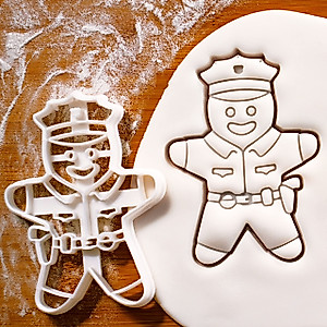 Police Officer Cookie Cutter, 1 piece - Bakerlogy
