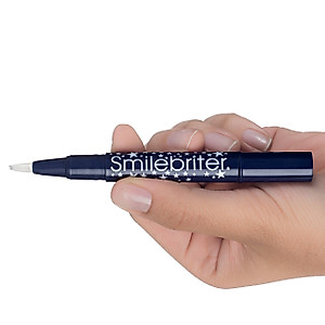 Smilebriter Teeth Whitening Gel Pens, 2 Pens :: No Peg, PPG, Artificial Flavors, or GMOs :: Gentle on Sensitive Teeth, Organic Ingredients :: Supports Dental Health, Mint Flavor