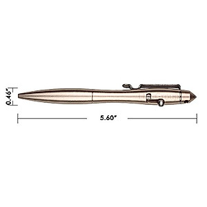 SMOOTHERPRO Practical Bolt Action Pen Multiple Colors Ballpoint Pen with Elegant Shape Color Rose Gold(TP023)