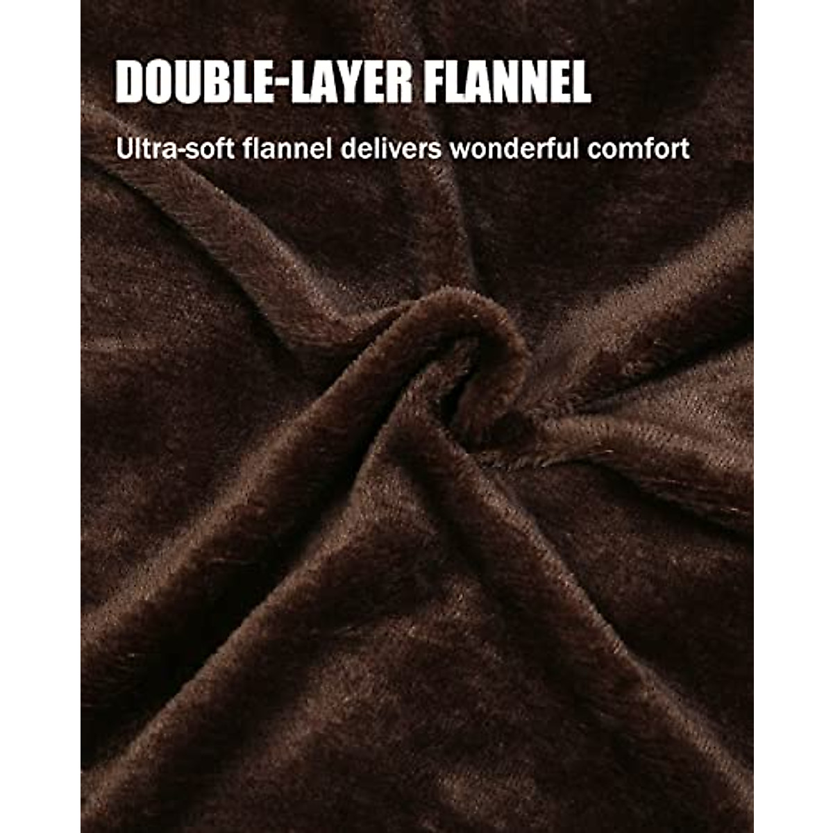 VEOHAUT Heated Blanket Electric Throw with Double-Layer Flannel, 6 Heating Levels, 3 Hours Auto-Off, Fast Heat & ETL Certification, Home Office Use & Machine Washable, 50x60 inches