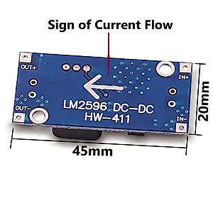 CenryKay 6PCS LM2596 DC-DC Buck Converter, Adjustable Step Down Voltage Regulator 3-40V to 1.5-35V Power Supply Volt Reducer Transformer Module