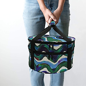 Pie Carrier, Round Casserole Carrier, Insulated Casserole Carrier, Casserole Carrier for Hot or Cold Food