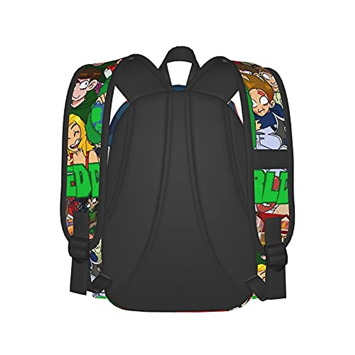 Ujxoihl Anime Backpack Funny Travel Laptop Backpack Business Daypack Computer Bag For Teen Boys And Girls, Black