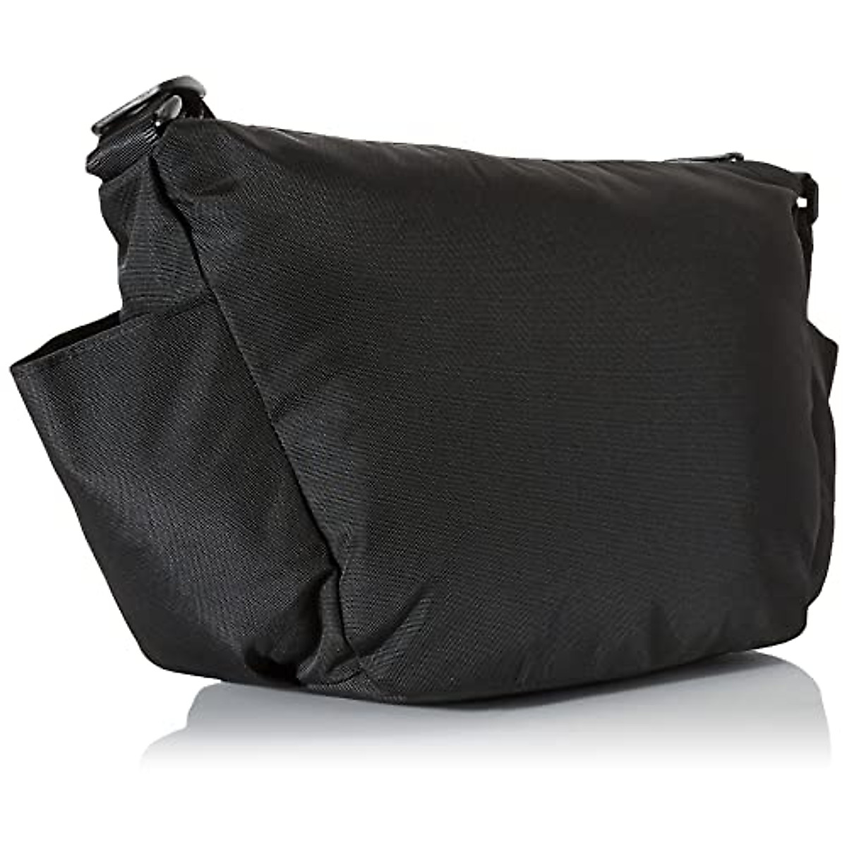 Vera Bradley Women's Recycled Lighten Up Reactive on the Go Crossbody Purse, Black, One Size