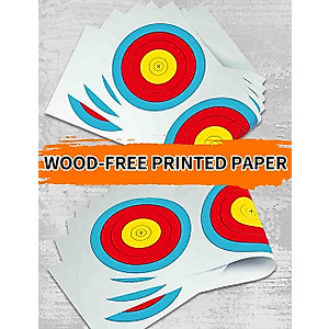 THREE ARCHERS Archery Vertical 30pcs 3 Spot Targets Recurve Bow Targets World Cup Archery Targets