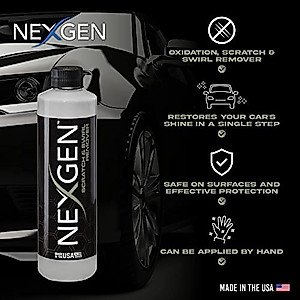 Nexgen Surface Scratch and Swirl Remover — Advanced Formula Oxidation, Scratch and Swirl Remover — One-Step Car Polish (4 Oz)