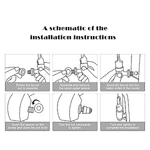 JILLMO Gallon Cold Brew Coffee Maker, 3/4 Gallon Iced Coffee Pitcher with Steel Mesh Filter and Spigot, Black