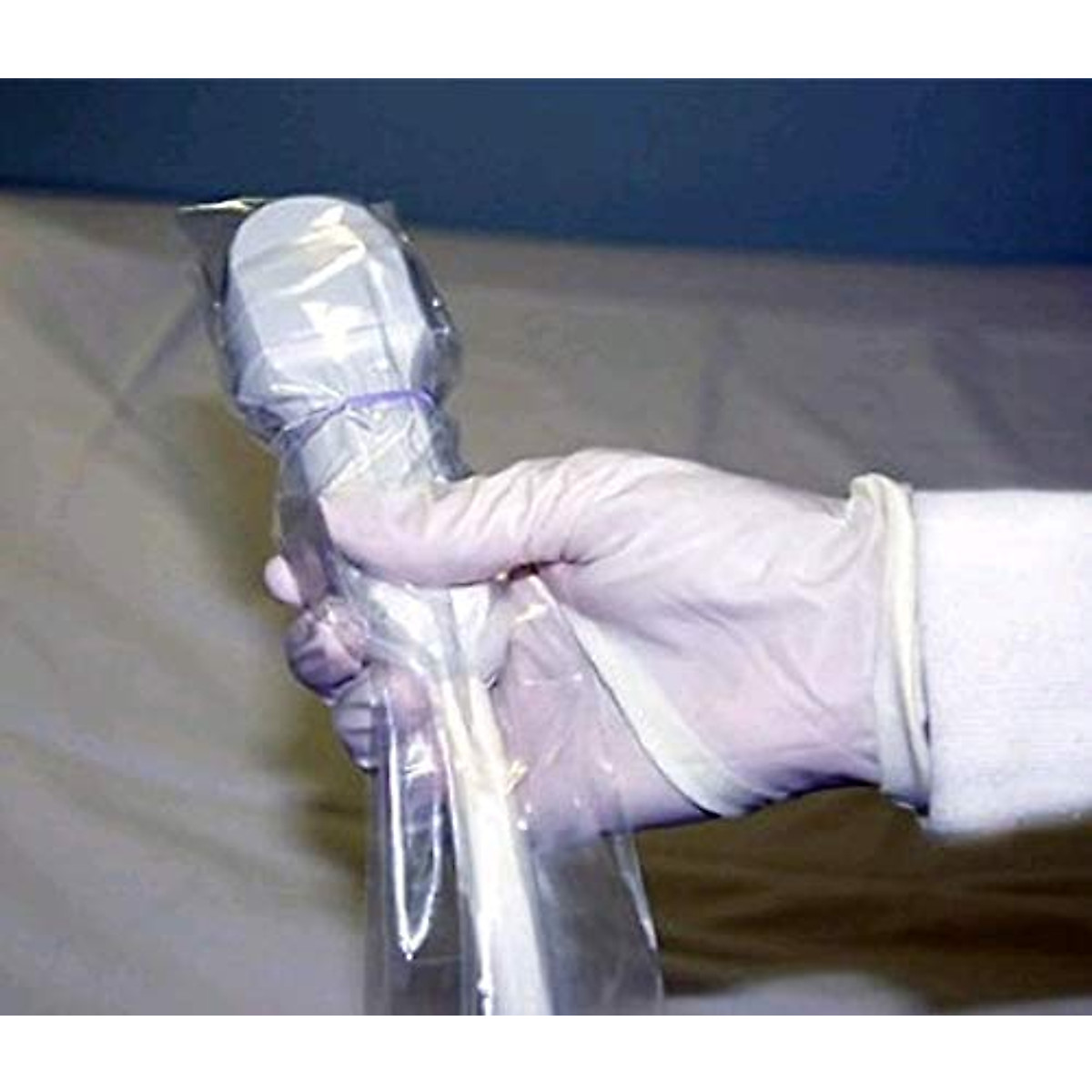 Ultrasound Probe Cover with Gel, Transducer Cover Latex-Free Sterile Disposable Clear, 6" x 12", Individual Packaging (25 pcs)