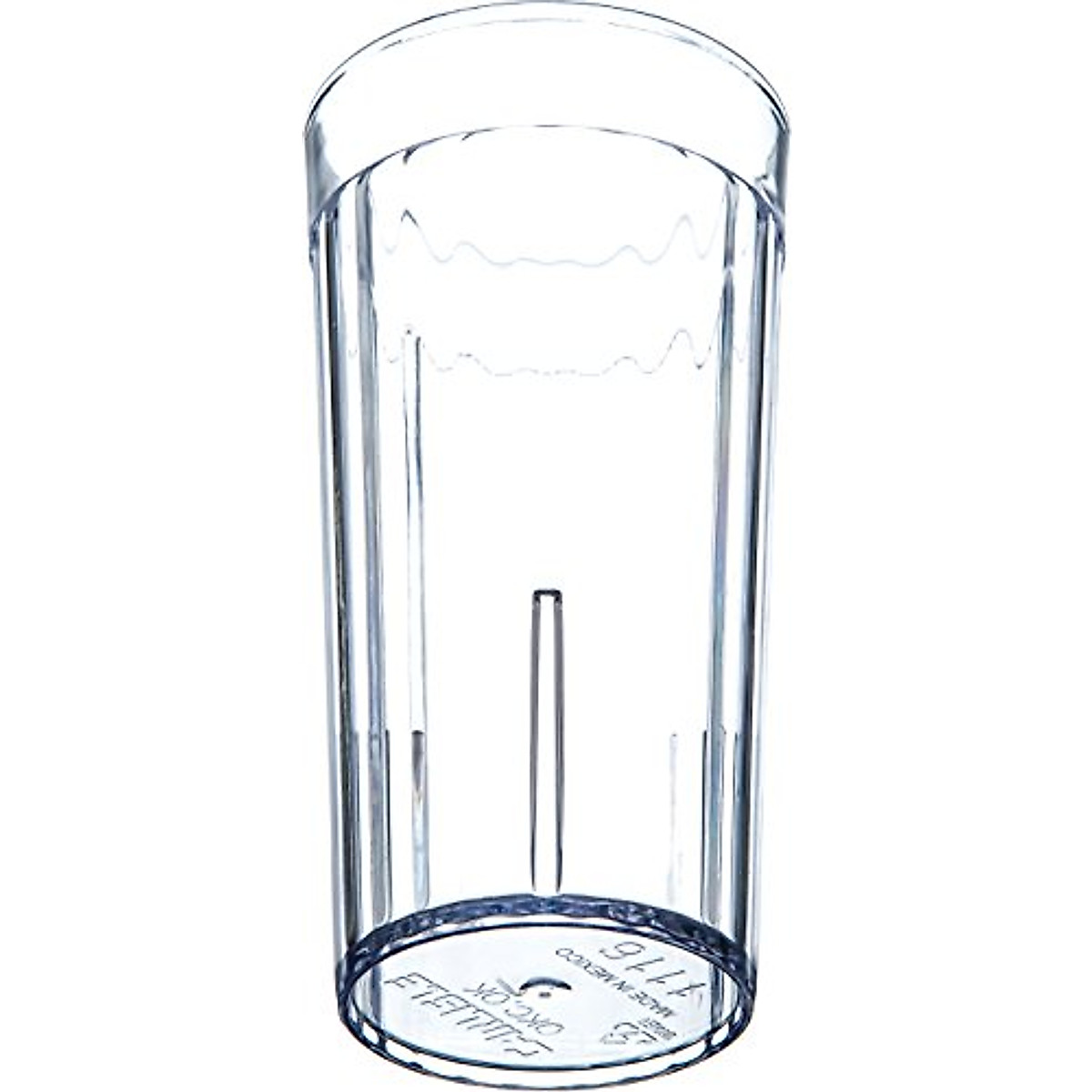 Carlisle FoodService Products 111607 Bistro Tumbler, 16 oz, Clear, Plastic (Pack of 1)