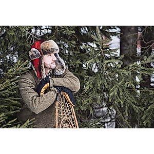 Stormy Kromer Northwoods Trapper Hat - Insulated Faux Fur Winter Hat for Men & Women with Ear Flaps