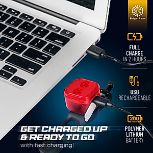 Upgraded Front 8000 Lumens LED Bike Light with Remote Control for Night Riding, Bicycle Lights Front and Rear, CREE USB Rechargeable Bike Lights Front and Back, 85° Wide Beam Bike Headlight