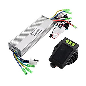 VBESTLIFE 24?48V 350W Brushless Motor Controller with Waterproof Colorful LCD Display Meter Compatible with Electric Bike Scooter Dual Drive Controller Electric Modification