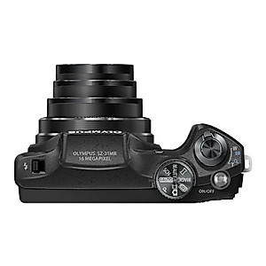 Olympus SZ-31MR 16MP CMOS Camera with 24x Wide-Angle Zoom and 3-inch 920k Hi-Res LCD Touch Panel (Black) (Old Model)