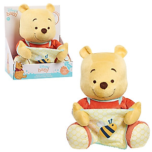 Disney Baby Hide-and-Seek Winnie The Pooh Interactive Plush, Officially Licensed Kids Toys for Ages 09Month by Just Play