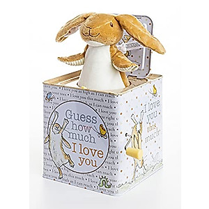 KIDS PREFERRED Guess How Much I Love You - Nutbrown Hare Jack-in-The-Box - Musical Toy for Babies