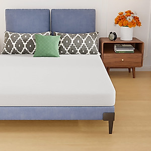 PayLessHere 5 Inch Gel Memory Foam Mattress Medium Firm Mattresses CertiPUR-US Certified Bed-in-a-Box Pressure Relieving Full Size,Fiberglass Free，White