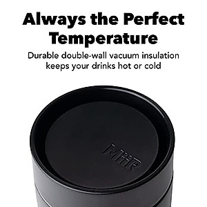 MiiR 360 Traveler, Stainless Steel Double-Wall Vacuum Insulated Tumbler - Leakproof 360 Lid for Easy Sipping on the Go; Perfect for Hot & Cold Drinks