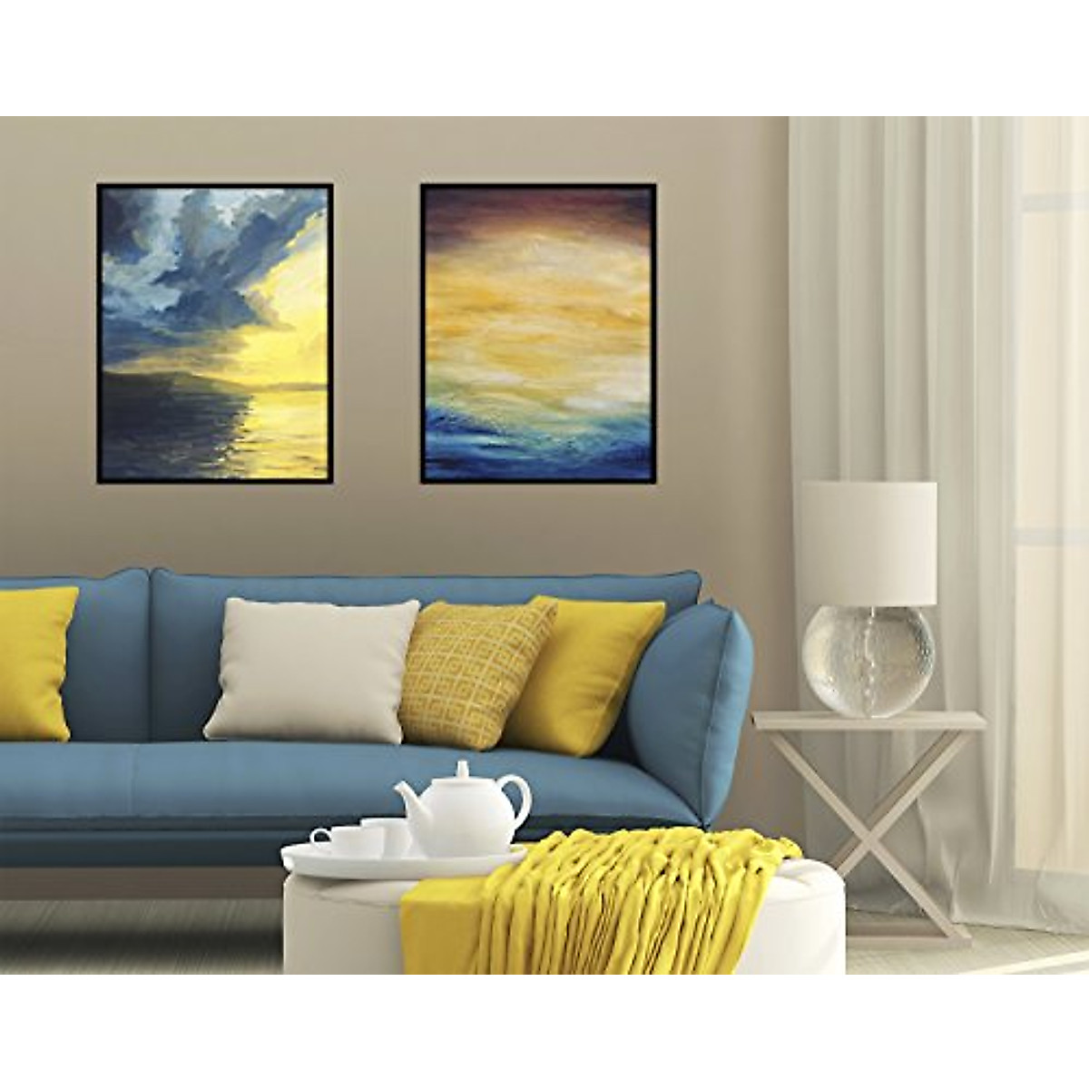 MCS Original Poster Frame, 22 x 28 Inch, Black, Set of 2