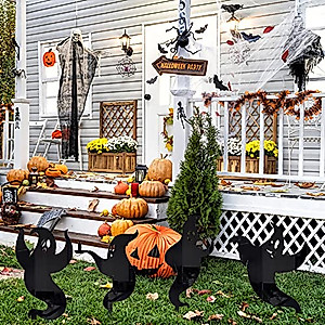 Halloween Yard Signs Stakes Decorative Ghost Garden Stakes Decorations Outdoor Yard Art Decor Yard Yard Sign Halloween Outdoor Statues Props Scary Holiday Home Garden Party Supplies