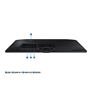 SAMSUNG M5 Series 24-Inch FHD 1080p Smart Monitor & Streaming TV (Tuner-Free), Netflix, HBO, Prime Video, & More, Apple Airplay, Built-in Speakers, Remote Included (LS24AM506NNXZA)