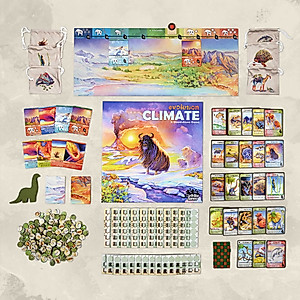Northstar Game Studio - Evolution Climate Board Game - Includes Climate Expansion | Create Species in This Strategy Game for Adults, Teens and Families | 2-6 Players, Age 12+