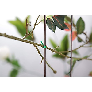 AOMGD 2 Pack 328 Feet (Total 200 m) Twist Tie Multi-Function Garden Plant Wire Ties with Cutter/Cable Tie/Zip Tie/Coated Wire for Gardening, Home, Office