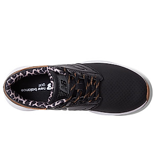 New Balance Womens Brighton Skate Shoe, Black/Gum, 8.5 US