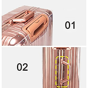 BlueCosto 28" Universal Clear PVC Luggage Cover Protector Suitcase Covers - H: 25"-28"; L: 18"-20"; W: 10.5"-12"