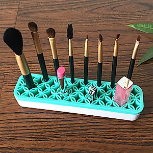 Anddyam Desktop Organizers ,Cosmetic Storage Box& Desktop Storage Box Blue