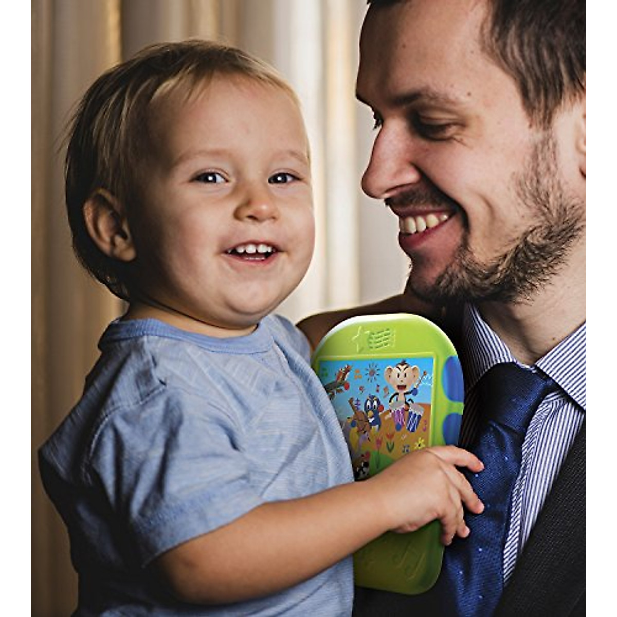 Spanish Learning Tablet for Kids - Bilingual Toy for Toddlers to Learn Spanish ABC, Numbers, Spelling, “Where is?” Game, Melodies, Animals and Sounds - 3 Years and Up