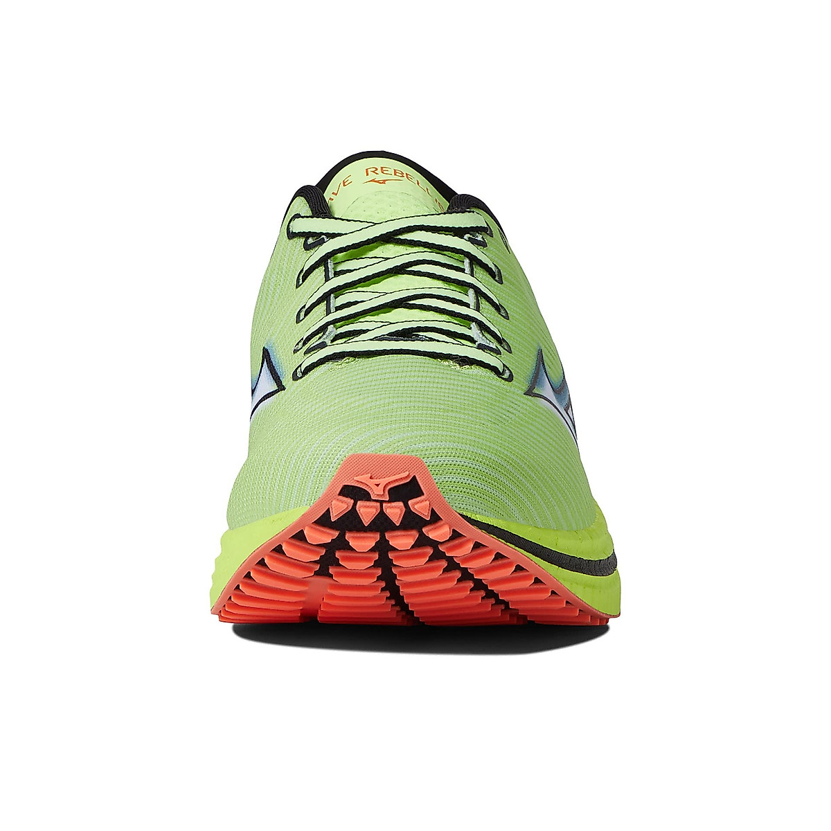 Mizuno mens Wave Rebellion Running Shoe, Neo Lime, 10 US