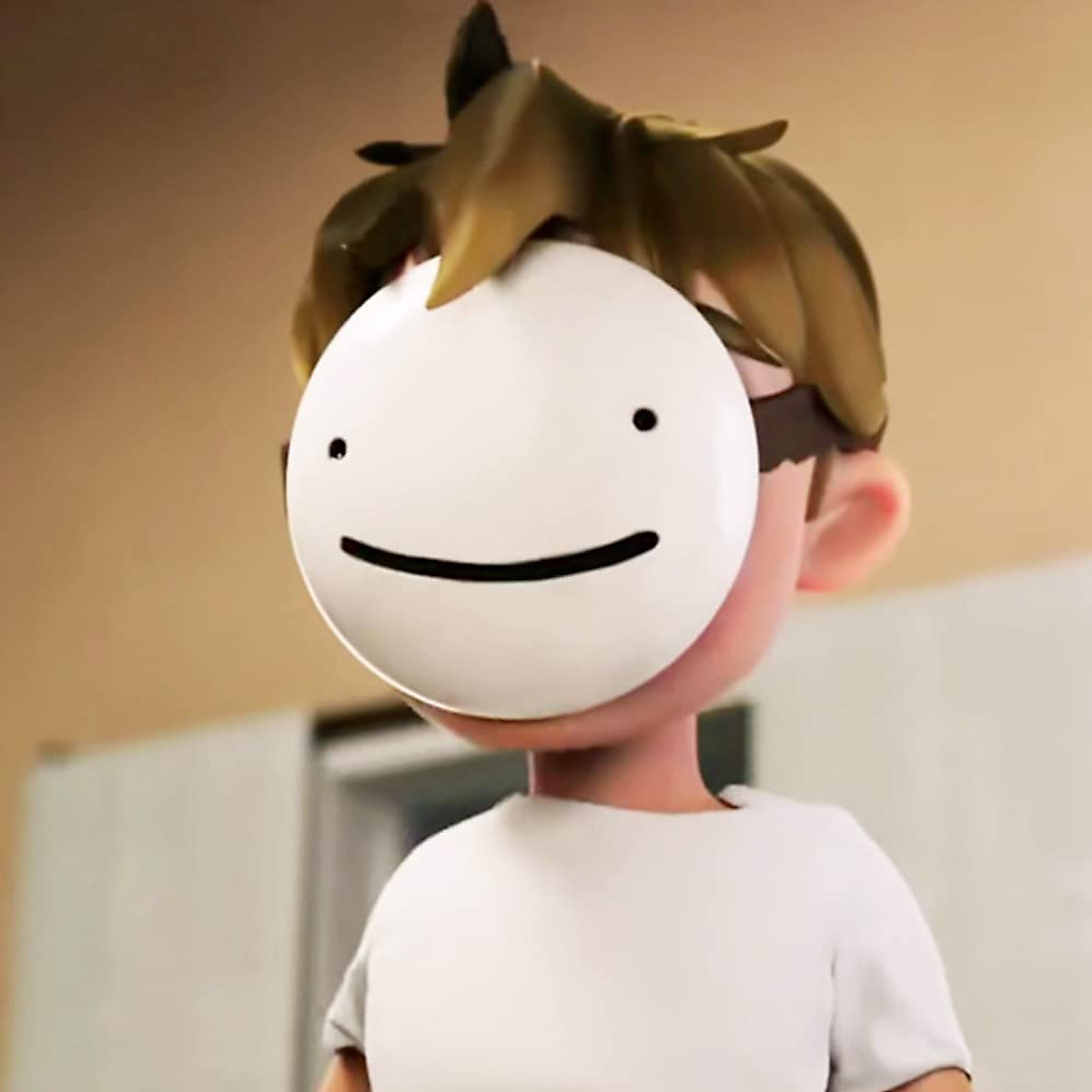 RRANYF Dream Mask, Halloween White Mask, The Dream - Mask Music Song Video same,Singers Mask, Party, Dance, Cosplay Props…