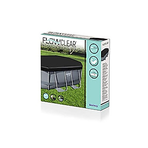 Bestway 58424 Flowclear Swimming Pool Cover, 9ft 10, Black