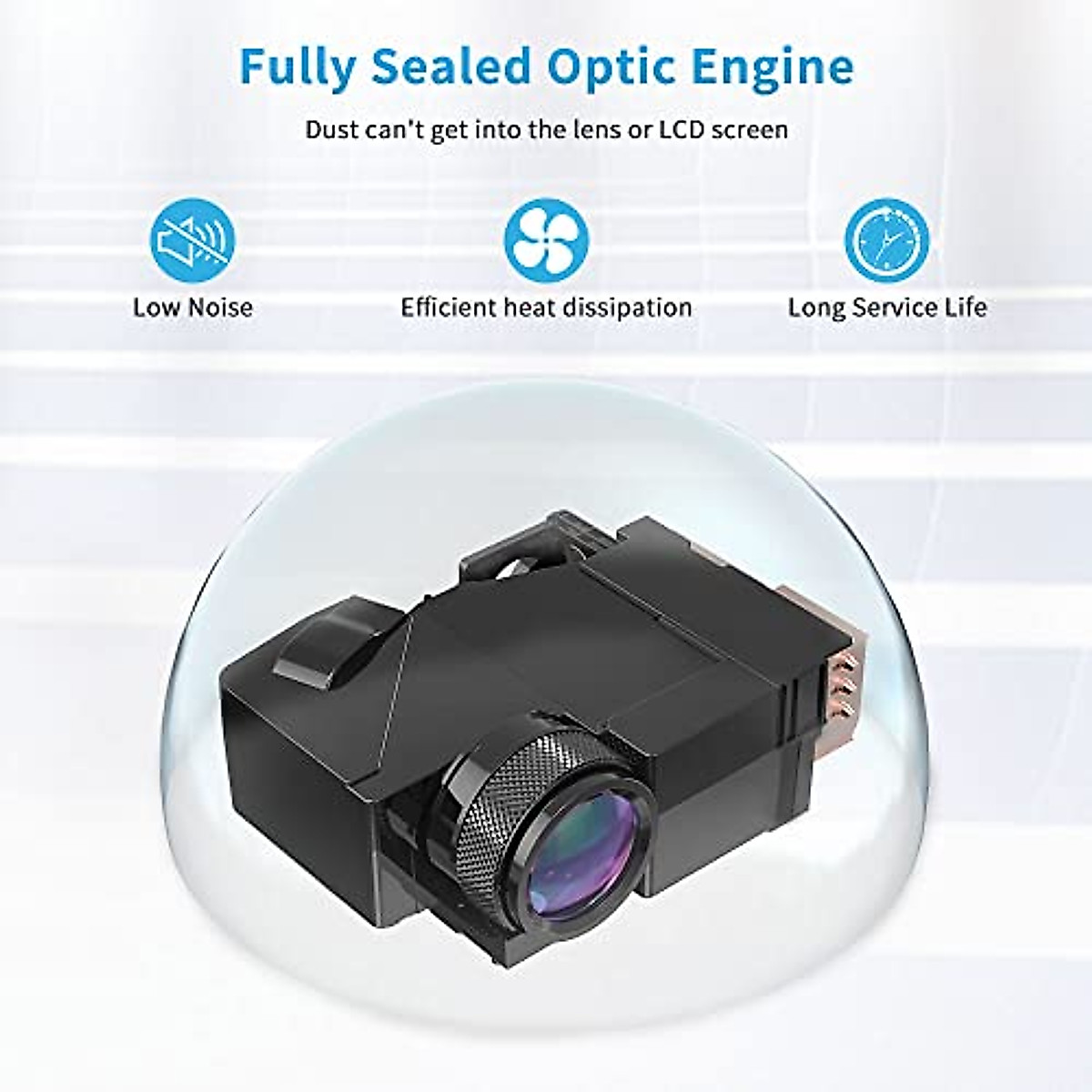 Portable 4K 5G WiFi Projector Native 1080P Bluetooth Projector with Android 9.0 OS 40% Zoom 4D/4P Keystone Correction,Home Cinema Smart Movie Projector Compatible with Smartphone Tablet PC TV Stick