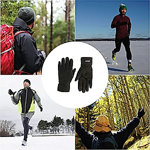 Manzella Men's Tempest Windstopper 2.0 Fleece Gloves Black (Xl)