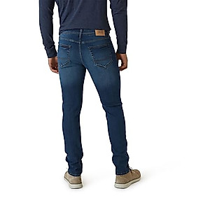 IZOD Men's Slim Fit Jeans - Breathable Cotton Non-Restrictive Comfort Durable Stretch Jeans - Stylish Denim Jeans for Men, Size 34W x 32L, Vespa