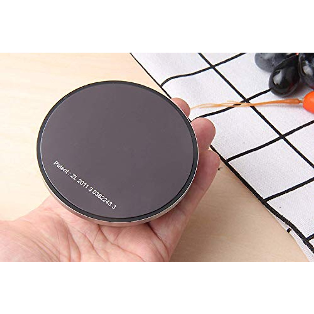 Kitchen Timer, Chef Cooking Timer Clock with Loud Alarm, No Batteries Required, 100% Mechanical - Magnetic Backing, Exquisite Stainless Steel Body