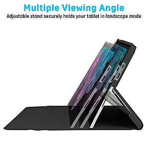 Microsoft Surface Pro 7 Case with Keyboard，Keyboard Case for Microsoft Surface Pro 7 (2019/Surface Pro 6 (2018) / Surface Pro 5(2017)/ Surface Pro 4 (2015) 12.3 inch Tablet