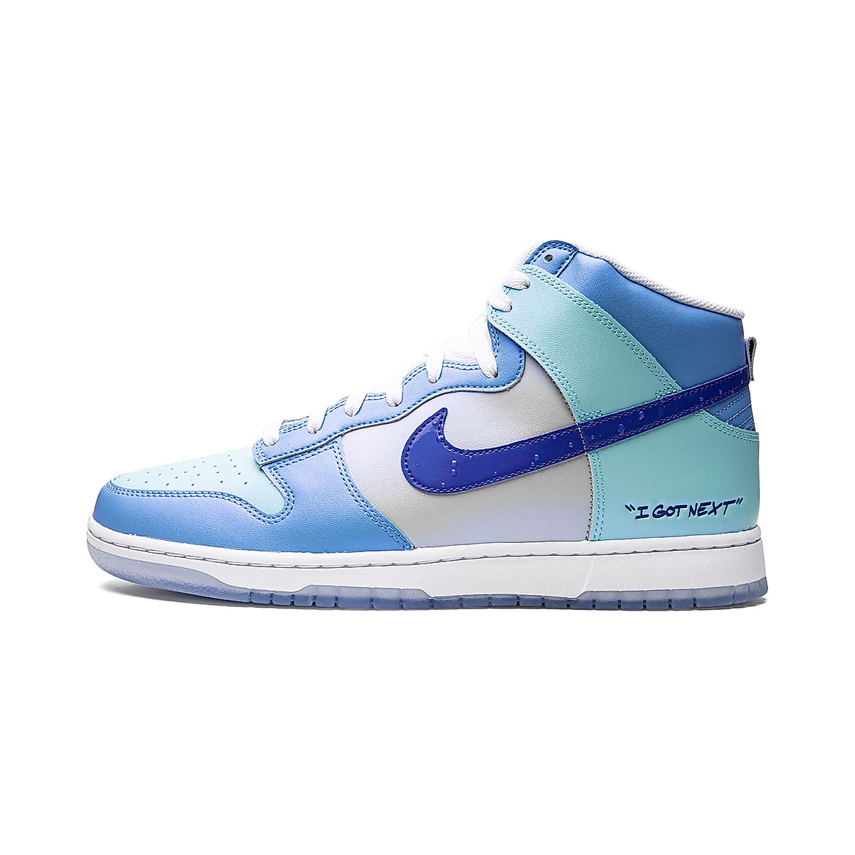 Nike mens Dunk High shoes, Copa/University Blue/White/Gam, 9