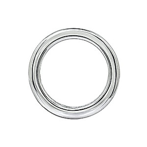 Amazon Essentials Platinum-Plated Sterling Silver Infinite Elements Cubic Zirconia Channel Princess-Cut All-Around Band Ring, Size 8 (previously Amazon Collection)