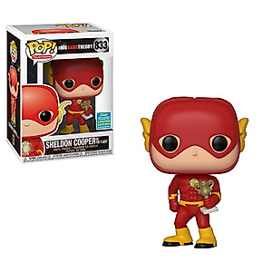 Funko Pop! Big Bang Theory: Sheldon Cooper As The Flash #833 - Shared SDCC Excl.