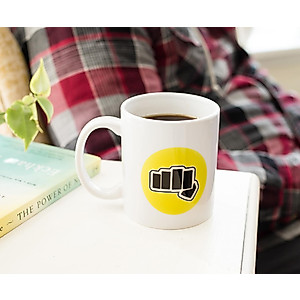 Surreal Entertainment Exclusive The Karate Kid Cobra Kai Logo Ceramic Coffee Mug | Official Martial Arts Movie Collectible | Novelty Drinkware For Home Kitchen Set | Holds 11 Ounces