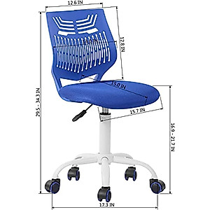 Homy Casa Inc Favors Chair, Dark Blue