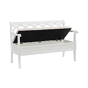 Powell Furniture Elliana Bench, White