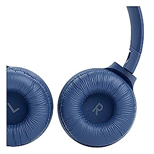 JBL Tune 510BT: Wireless On-Ear Headphones with Purebass Sound - Blue, Medium
