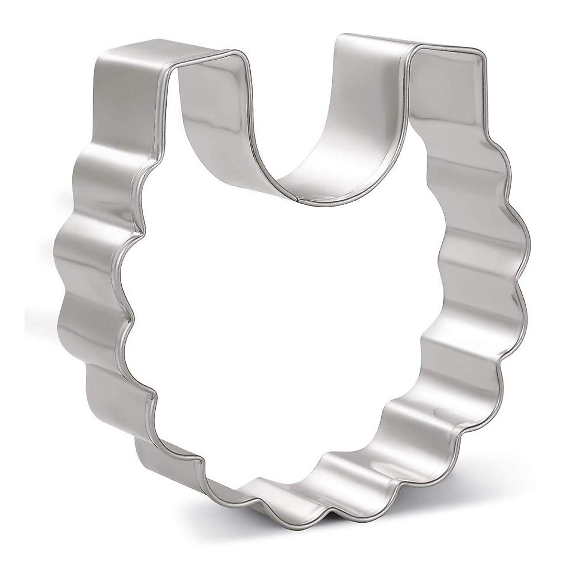 7- Pieces Baby Bottle Baby Clothes Baby Stroller Bell Baby Apron Baby Shower Cookie Cutter Set - Stainless Steel