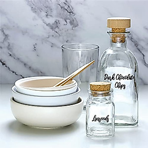 Megavava 266 Pantry Labels+15 Blank Labels 266 Kitchen Pantry Names – Food Label Sticker, Water Resistant Pantry Labels for Containers, Jar Labels Pantry Organization and Storage