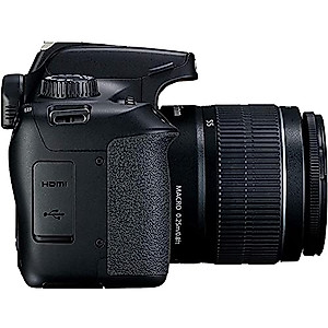 Canon Intl. EOS 4000D DSLR Camera with EF-S 18-55mm F/3.5-5.6 III Lens, ActionPro Bundle Includes 64 GB SanDisk Memory Card, Tripods, Flash, Bag, Filters and More (Large Kit) A