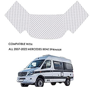 VANNCAMP Windshield Cover for Mercedes Benz Sprinter 2007-2022, RV Front Window Cover